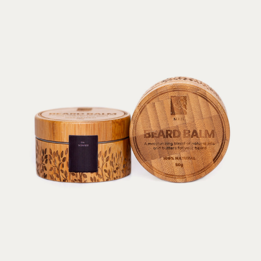 Scented Beard Balm in Eco-Friendly Bamboo Container - Nokware
